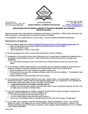 Fillable Online Dpr Delaware Dpr Usmle Form Fax Email Print PdfFiller