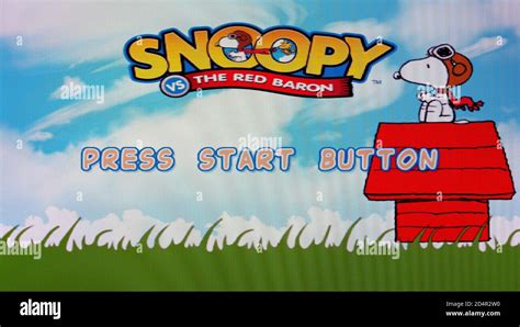 Snoopy Vs The Red Baron Sony Playstation 2 PS2 Editorial Use Only