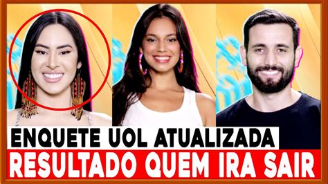 ENQUETE UOL ATUALIZADA JA MOSTRA QUEM IRA SAIR ENTRE ALANE ISABELLE E