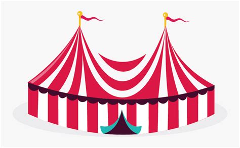 Transparent Carnival Tents Clipart Circus Tent Cartoon Png Png