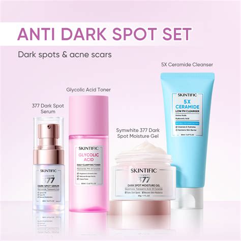 SKINTIFIC Skincare 4pcs Paket Set With Serum Low PH Cleanser Barrier
