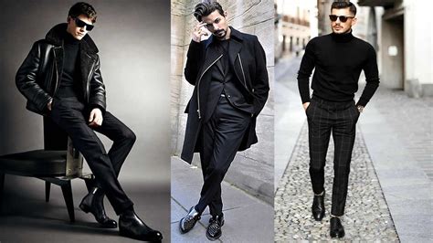 Introducir Imagen Total Black Outfit Negro Hombre Abzlocal Mx