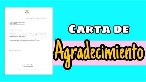 Modelos De Cartas De Agradecimiento Ejemplos Y Consejos Actualizado
