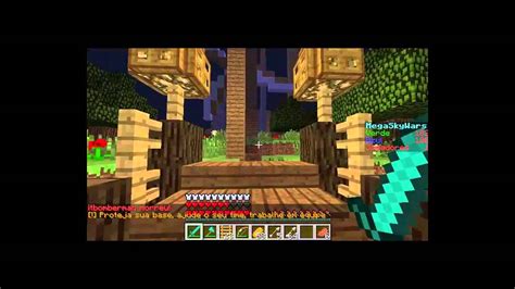 Primeira Partida Mega SkyWars Craftlândia YouTube