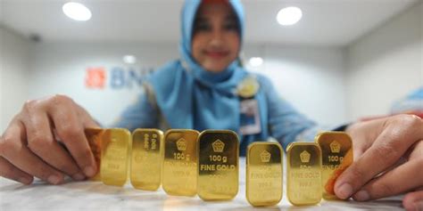 Harga Emas Antam Turun Rp10 000 Di Akhir Pekan Menjadi Rp934 000 Per