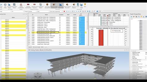 4d bim collaboration of schedule with 3d model 60 off