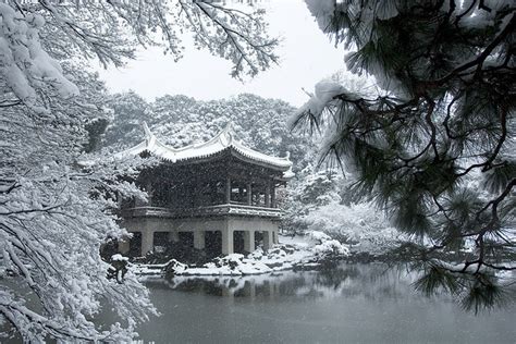 Japanese Garden In Shinjuku Gyoen National Garden Winter In Japan