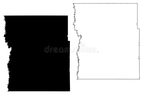 Mapa De Minnesota Ejemplo Del Vector Ilustración del Vector