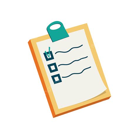 List Cartoon Clipart Vector To Do List Icon Cartoon Style List Icons