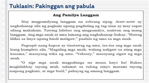 Pagbibigay Kahulugan S Kilos At Pahayag Ng Mga Tauhan Sa Napakinggang