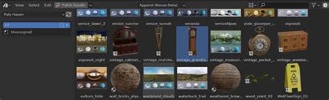 Poly Haven Asset Browser Add On For Blender