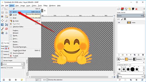 How To Create A Transparent Background Gimp Design Talk