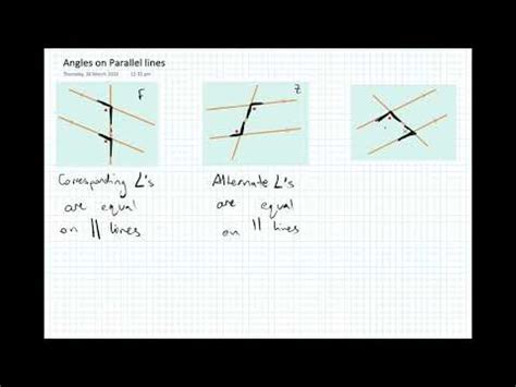 Proving Parallel Lines Examples