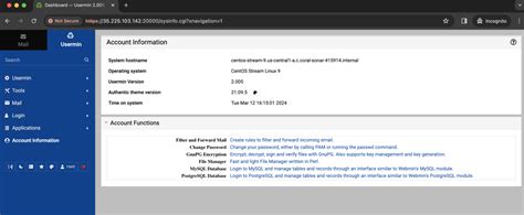 How To Install Usermin On CentOS Stream 9 Devtutorial