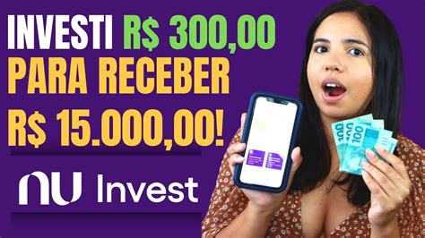 COMPREI 4 AÇÕES NA NUINVEST PARA RECEBER RENDA PASSIVA 13 MESES