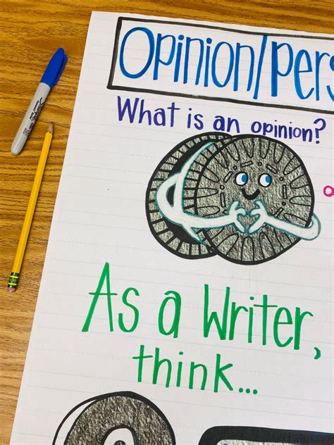 Opinion Persuasive Oreo Writing Anchor Chart Etsy