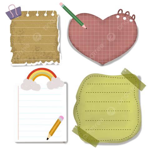 Aesthetic Sticky Note PNG Transparent Aesthetic Cute Sticky Notes