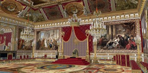 Reconstitution virtuelle du Palais des Tuileries états Premier Empire