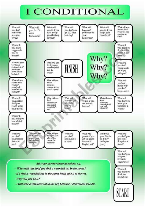 Conditional Type 1 A Boardgame Editable ESL Worksheet By Dobrawaa
