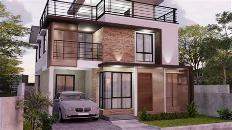 House Design Two Storey With Roof Deck Ideas In