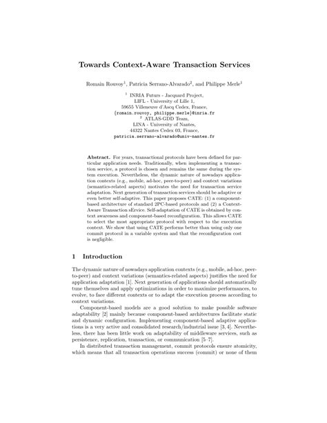 pdf towards context aware transaction services