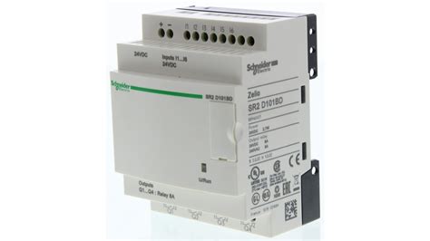sr2d101bd schneider electric zelio logic smart logic module 6 inputs 4 outputs relay