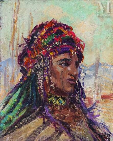 Lot Art PORTRAIT DE FEMME HENRI JEAN PONTOY 1888 1968 Huile Sur