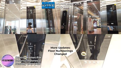 More Update On 2 New KONE MonoSpace DX Scenic Lifts Central Market