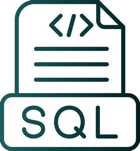 Sql File Vector Icon Design 15809285 Vector Art At Vecteezy