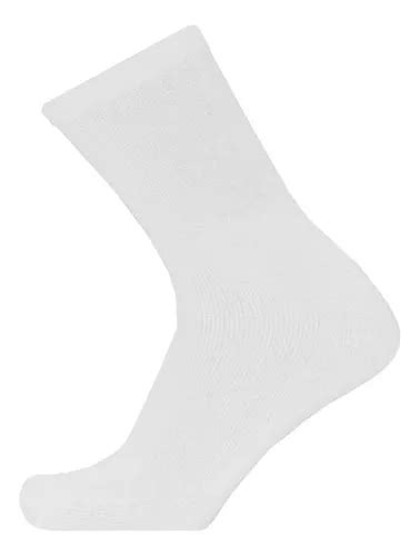 Kit 24 Pares Meia Esportiva Cano Médio Trifil 8720 Branca Frete grátis