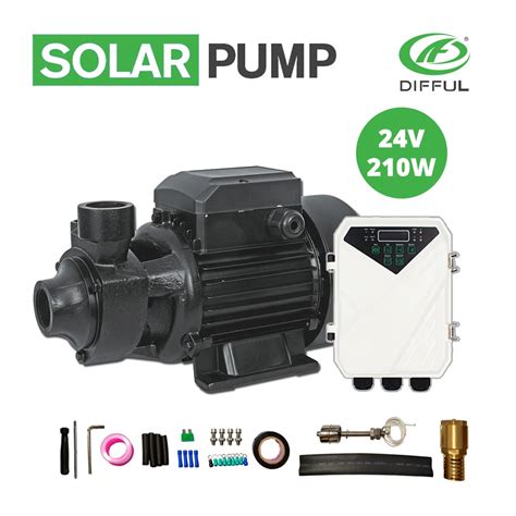 Pompe QB De Surface Solaire 24V DC 210W 25m 2000 L H Contr Leur MPPT