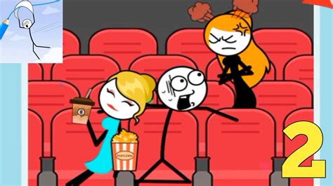 Draw Fly Gameplay Walkthrough All Levels 41 60 Stickman Funny