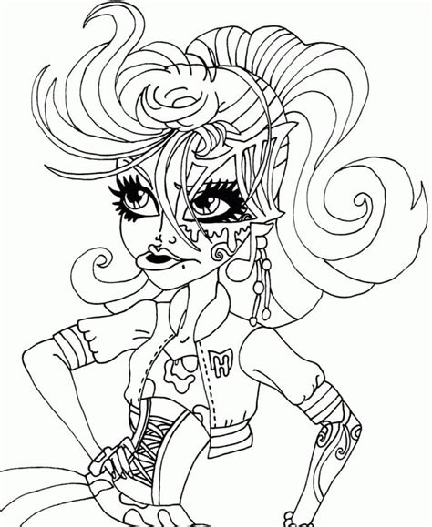 Monster High Tegninger Til Farvel Gning Farvelegning
