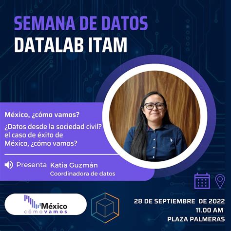 ITAM on Twitter RT MexicoComoVamos Ya empezó la SemanaDeDatos