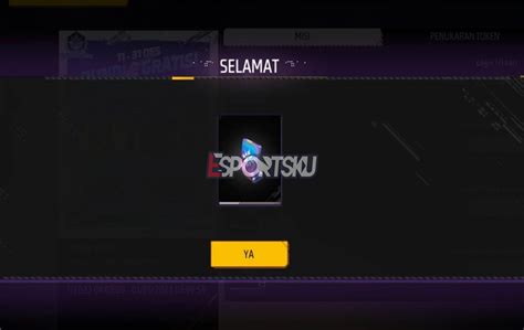5 Cara Dapatkan Token Purple Chip Free Fire FF Esportsku