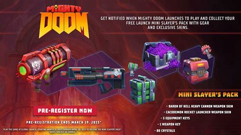 Mighty DOOM How To Claim The Mini Slayer S Pack Unlock The Crimson