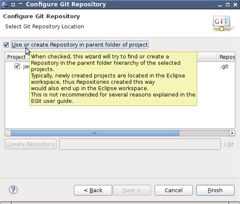 Git How Make Eclipse EGit Recognize Existing Repository Information