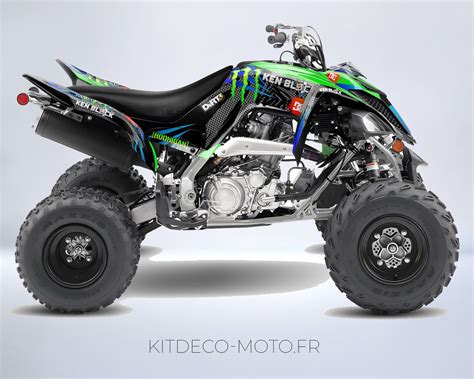 Kit déco Yamaha YFM 700 Raptor Monster Boutique Kit Déco Moto