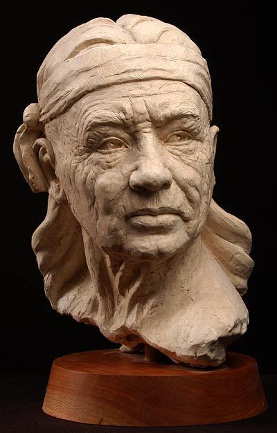 Philippe Faraut Sculpting Stone Sculptures Full Figure Portrait