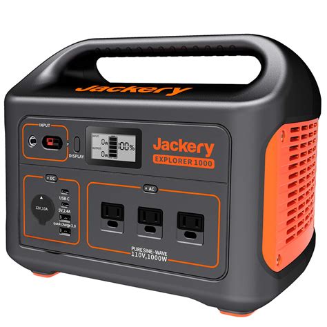 Jackery Portable Power Station Explorer 1000 1002Wh Solar Generator