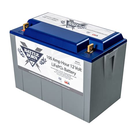 Ah V Lifepo Deep Cycle Battery Battle Born Batteries