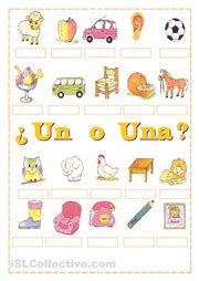 Actividades De Lengua Er Ciclo Primaria El Art Culo Un Una Unos