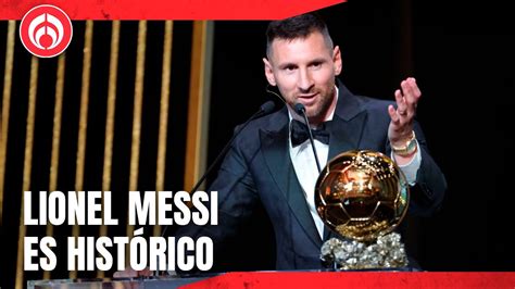 Lionel Messi Gana Su Octavo Bal N De Oro Y Sigue Rompiendo R Cords