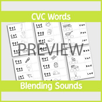 Blending And Segmenting Activities Read And Reveal Cards Reading