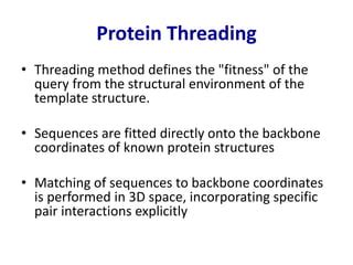 Protein Fold Recognition And Ab Initio Modeling Ppt