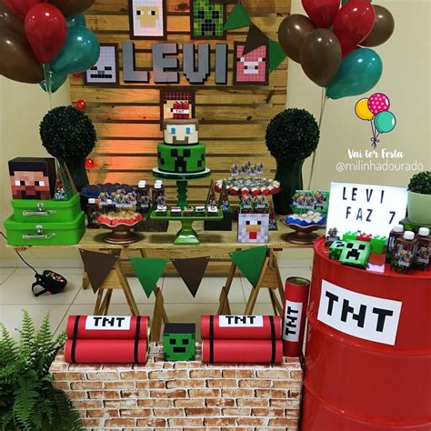 Festa Minecraft 60 Ideias E Como Montar Uma Festa Criativa Minecraft