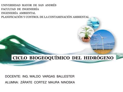 PPT CICLO BIOGEOQUÍMICO DEL HIDRÓGENO PowerPoint Presentation free