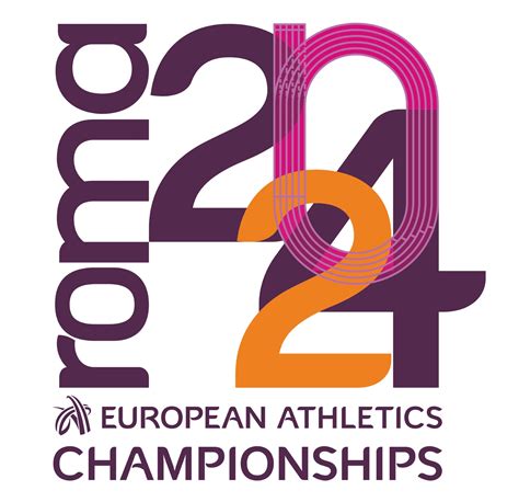 Il Logo Ufficiale Degli Europei Di Atletica Di Roma 2024