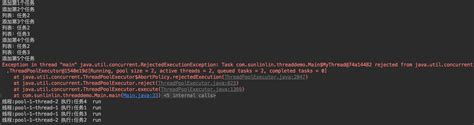 java multithreading threadpoolexecutor s rejection policy