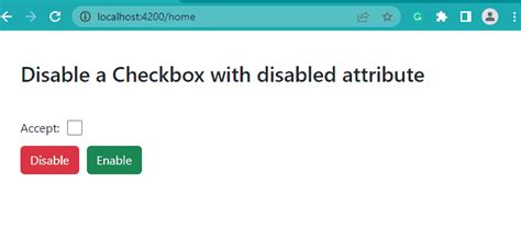 how to disable a checkbox in angular programmers portal